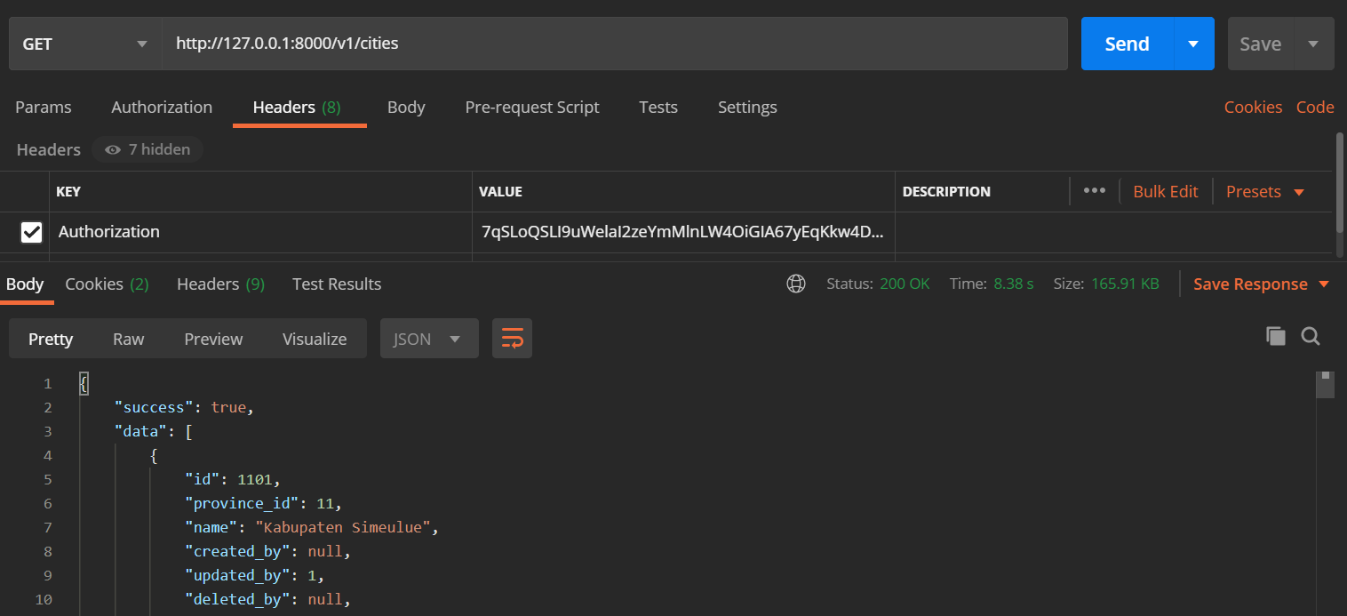 Authorization Token Api menggunakan middleware - Blog Rumah Coding
