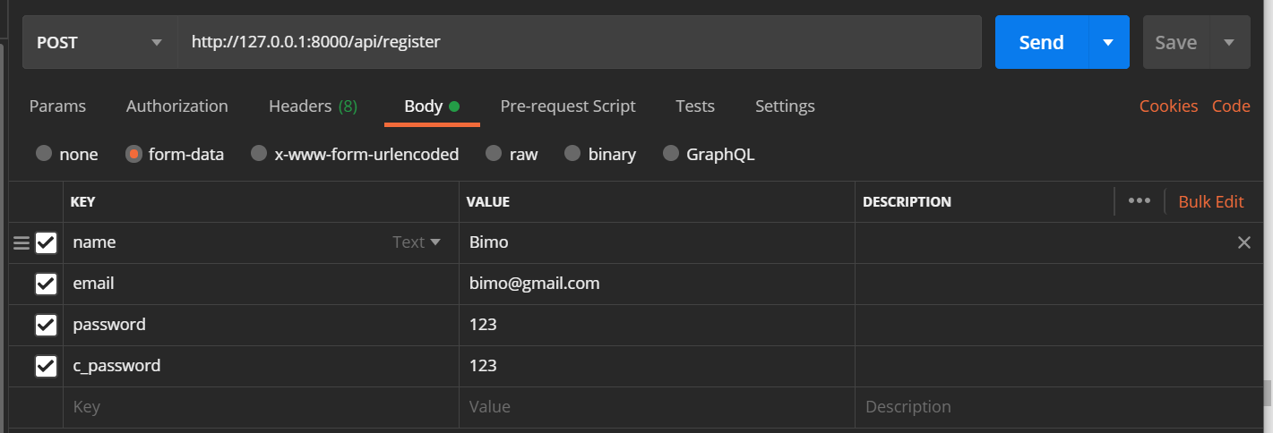 API Otentikasi Menggunakan Passport Laravel - Blog Rumah Coding