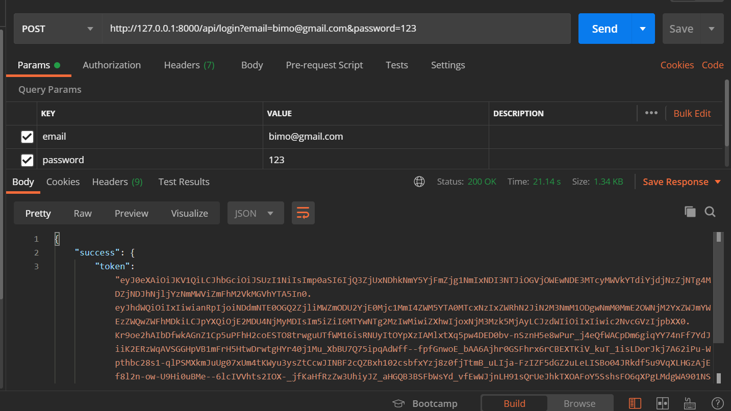 API Otentikasi Menggunakan Passport Laravel - Blog Rumah Coding