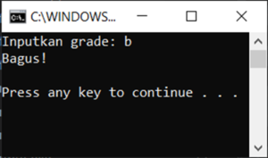 Percabangan C++ - Blog Rumah Coding